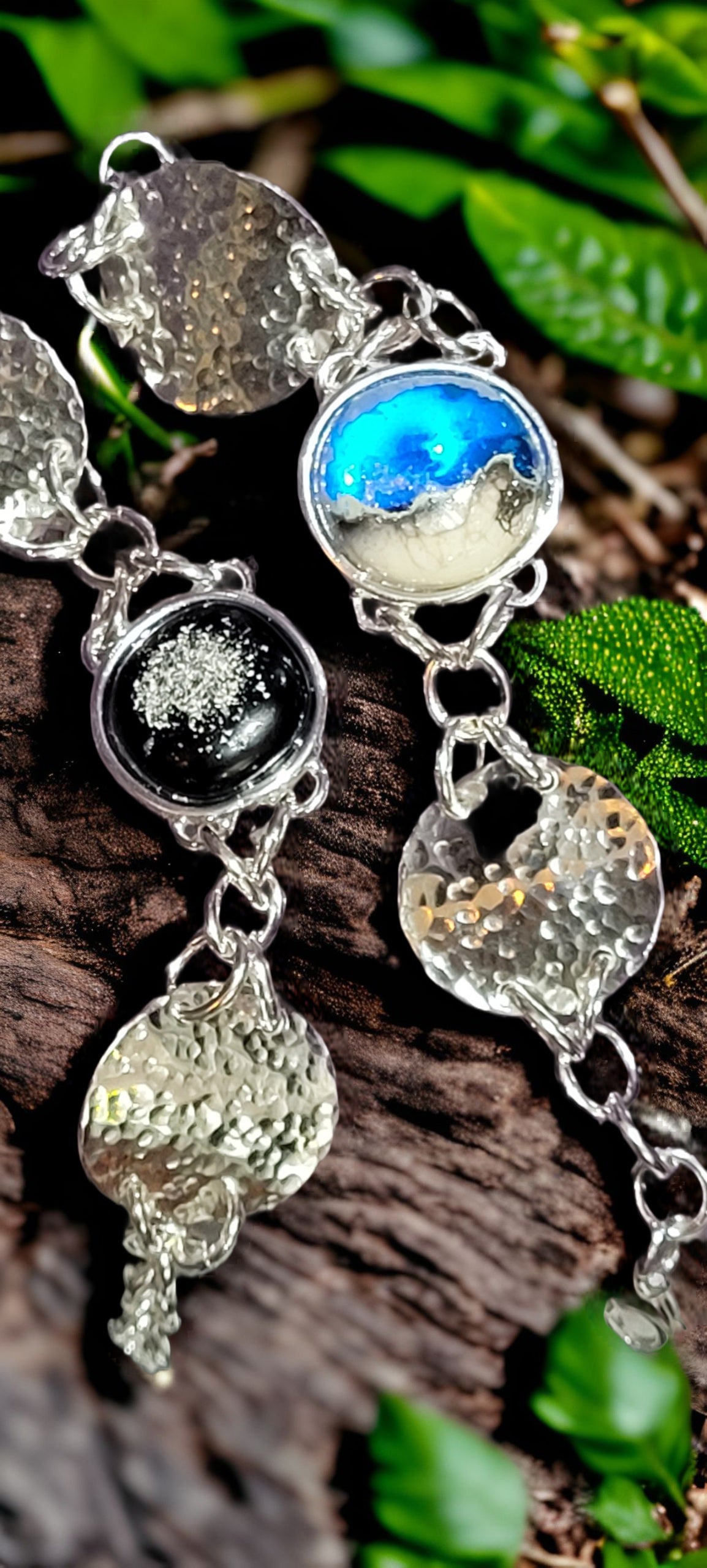 Cremation Chainlink Bracelet | Moss Creek Art LLC